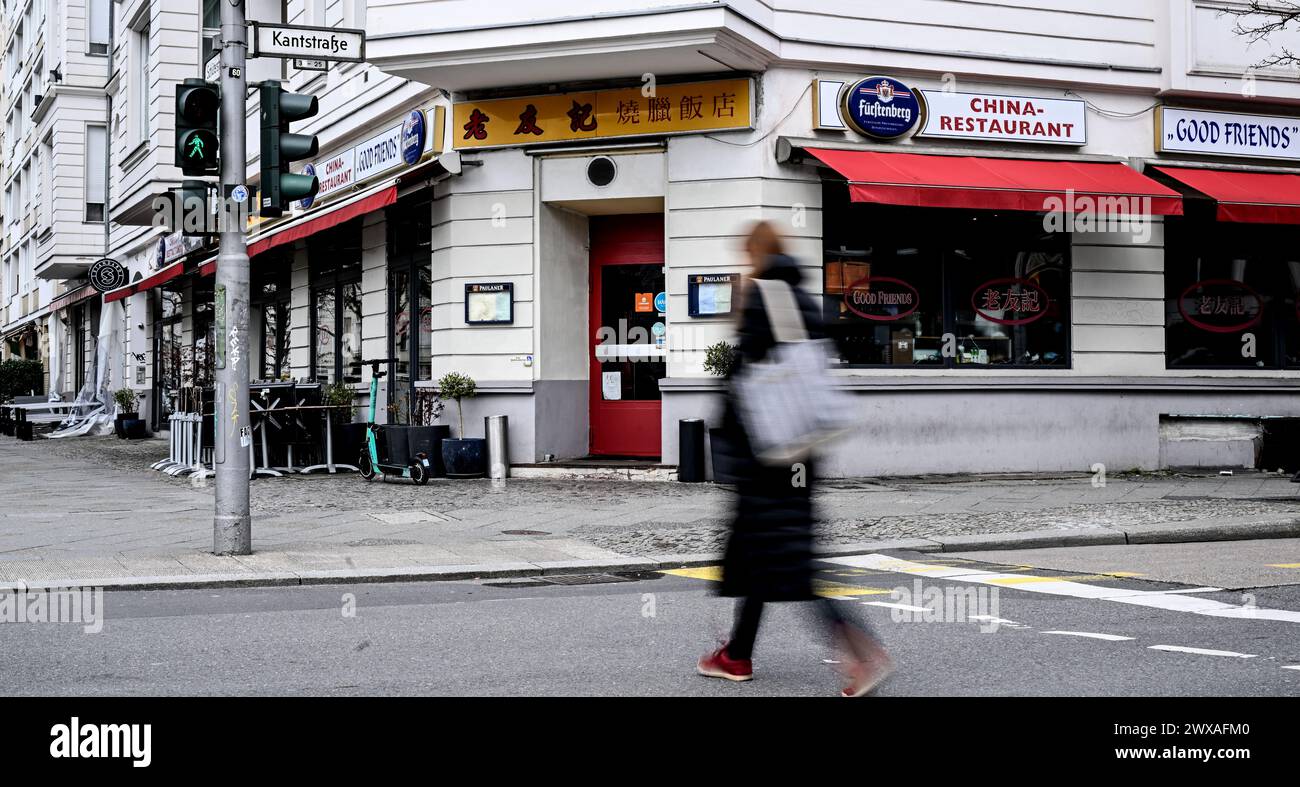 Berlin, Germany. 25th Mar, 2024. The Chinese restaurant "Good Friends ...