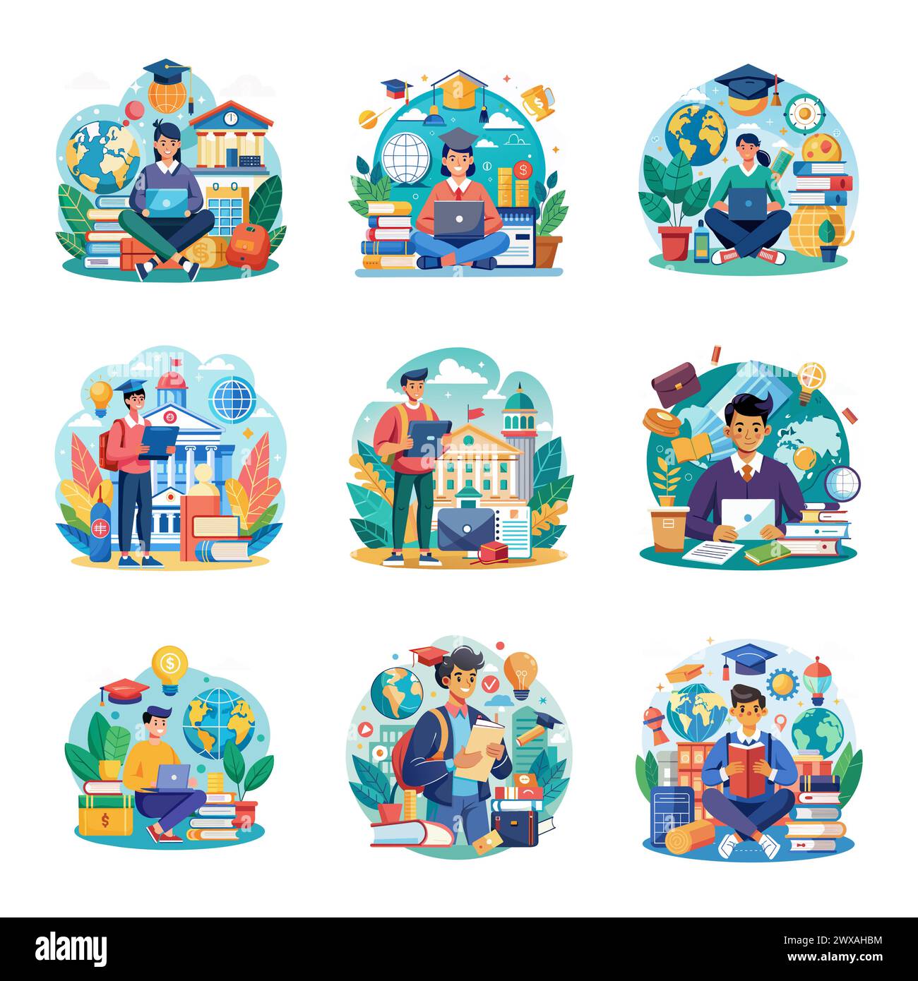 Tudy abroad hi-res stock photography and images - Alamy