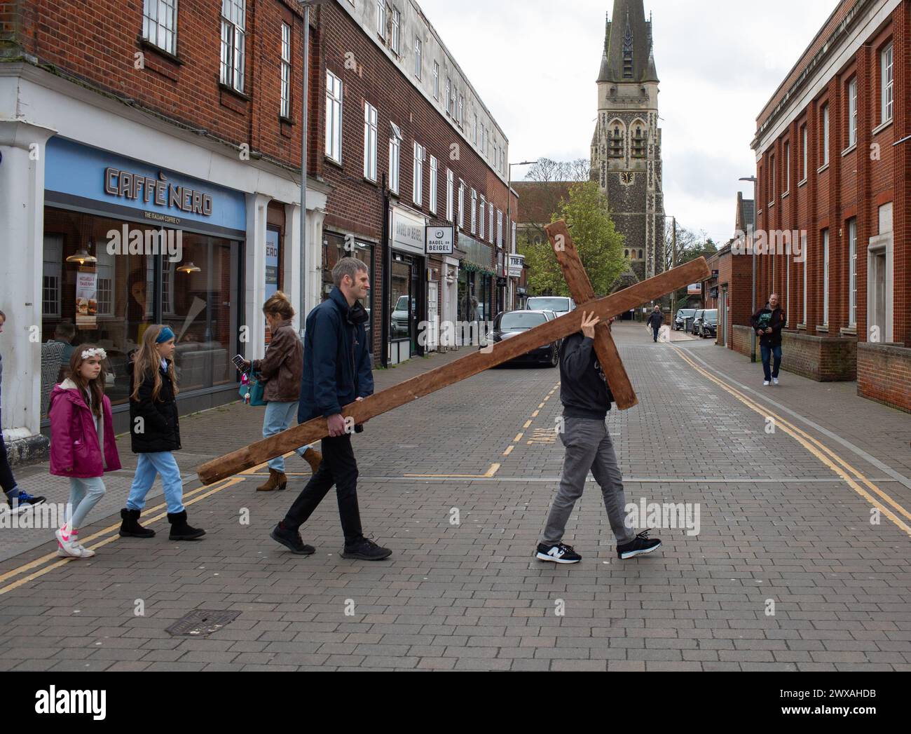 Brentwood, UK. 29th Mar, 2024. Brentwood Essex 29th Mar, 2024. Walk of ...