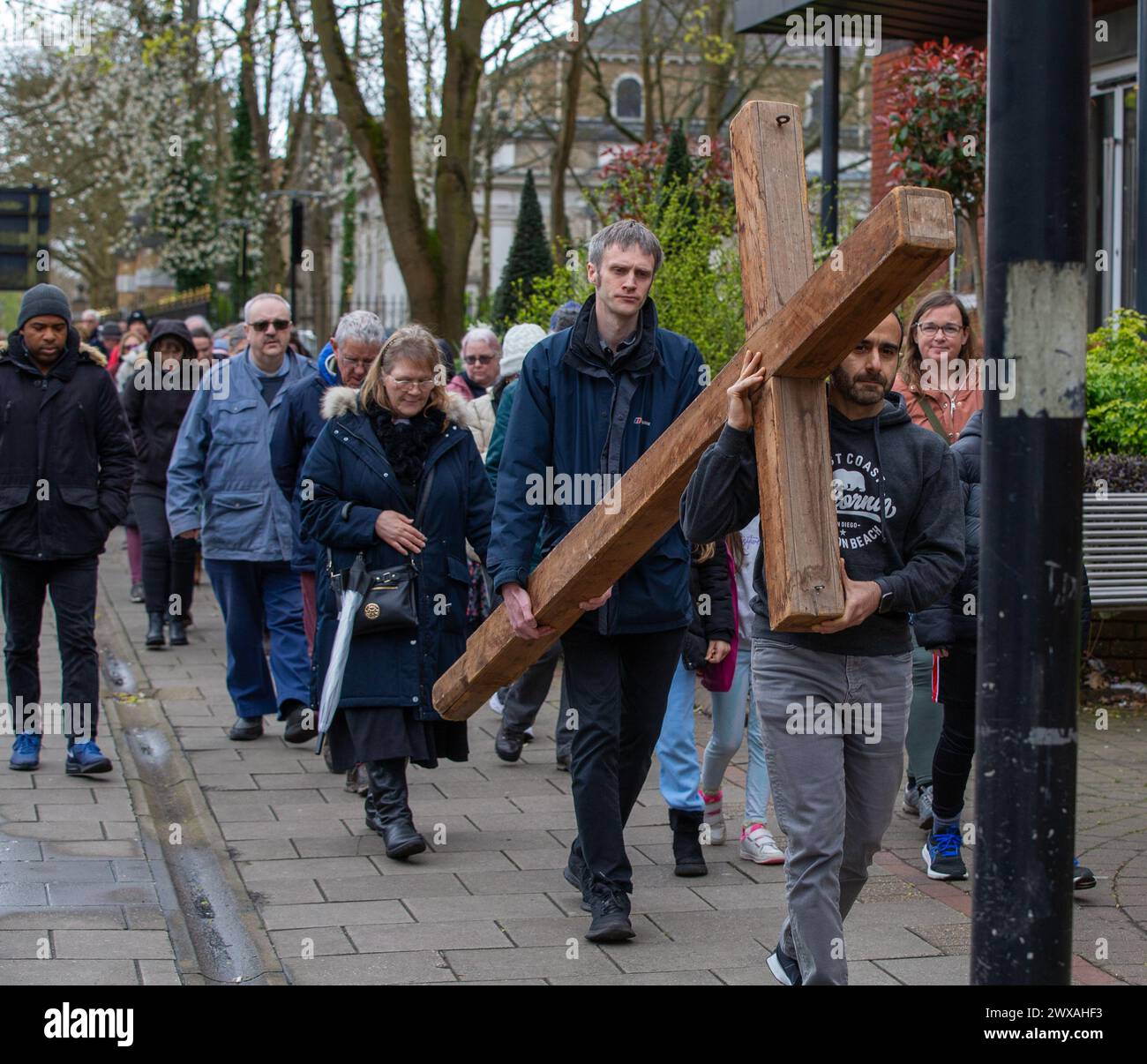 Brentwood, UK. 29th Mar, 2024. Brentwood Essex 29th Mar, 2024. Walk of ...