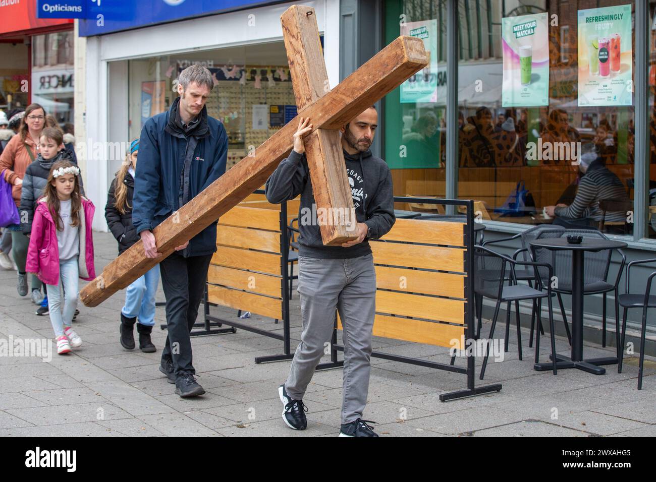 Brentwood, UK. 29th Mar, 2024. Brentwood Essex 29th Mar, 2024. Walk of ...