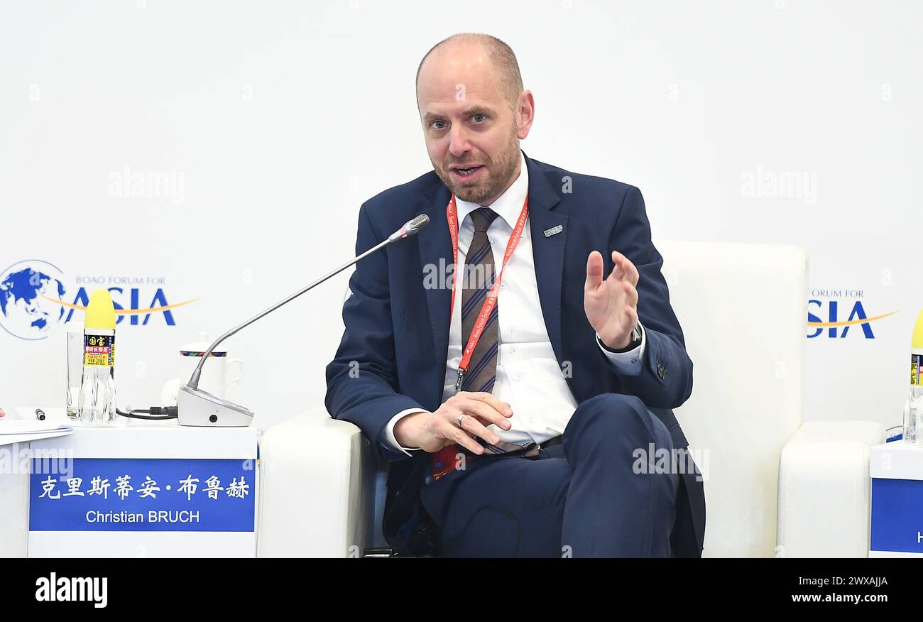 Boao, China's Hainan Province. 29th Mar, 2024. Christian Bruch ...