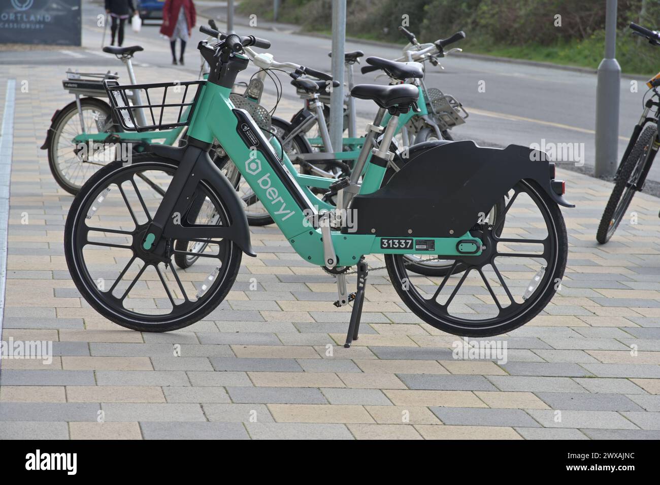Beryl Electric Bikes used in in the city and towns. 45 megapixel photo ...