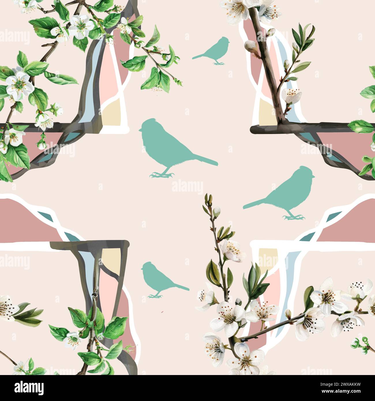 Collage petals Stock Vector Images - Alamy