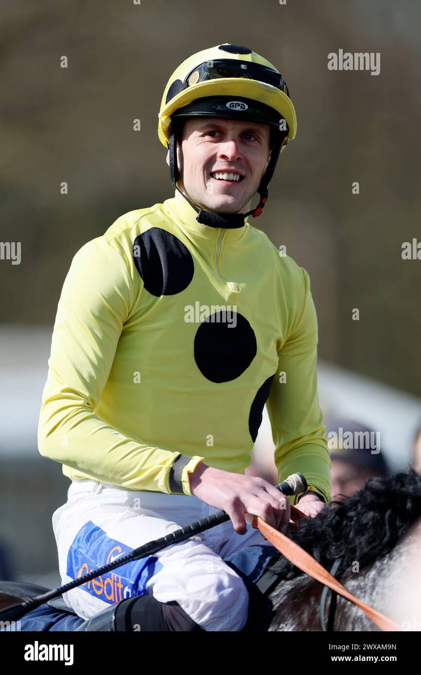 Jockey Clifford Lee after winning the BetMGM Burradon Stakes on Cuban ...