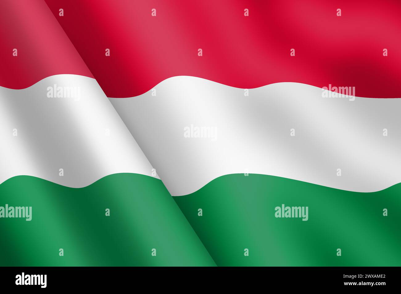 Flag hungary hungarian banner hi-res stock photography and images - Alamy