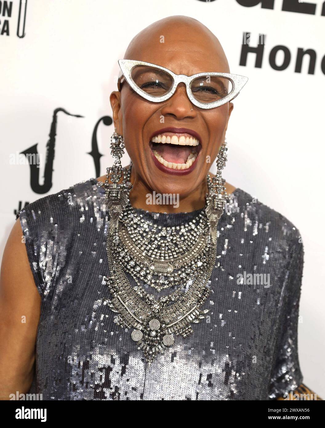 March 28, 2024, New York, New York, USA: Jazz singer DEE DEE ...