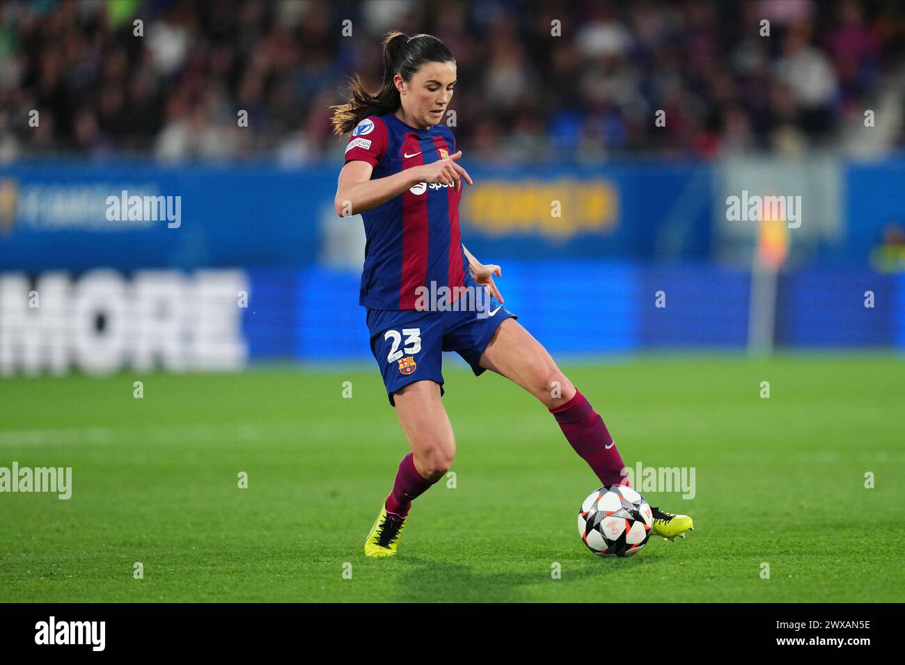 Barcelona, Spain. 28th Mar, 2024. Ingrid Syrstad Engen of FC ...