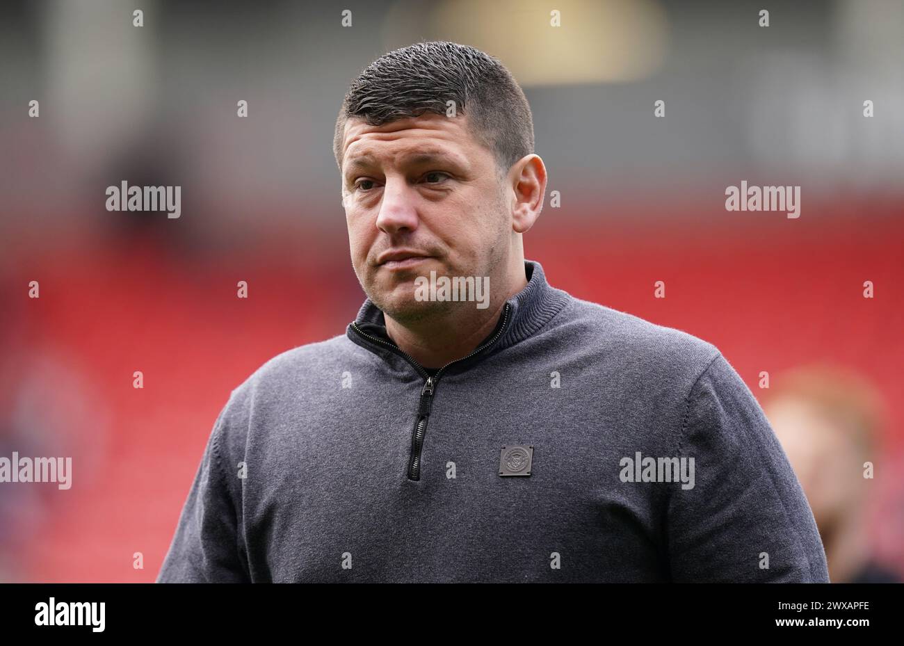 Wigan Warriors head coach Matt Peet before the Betfred Super League ...
