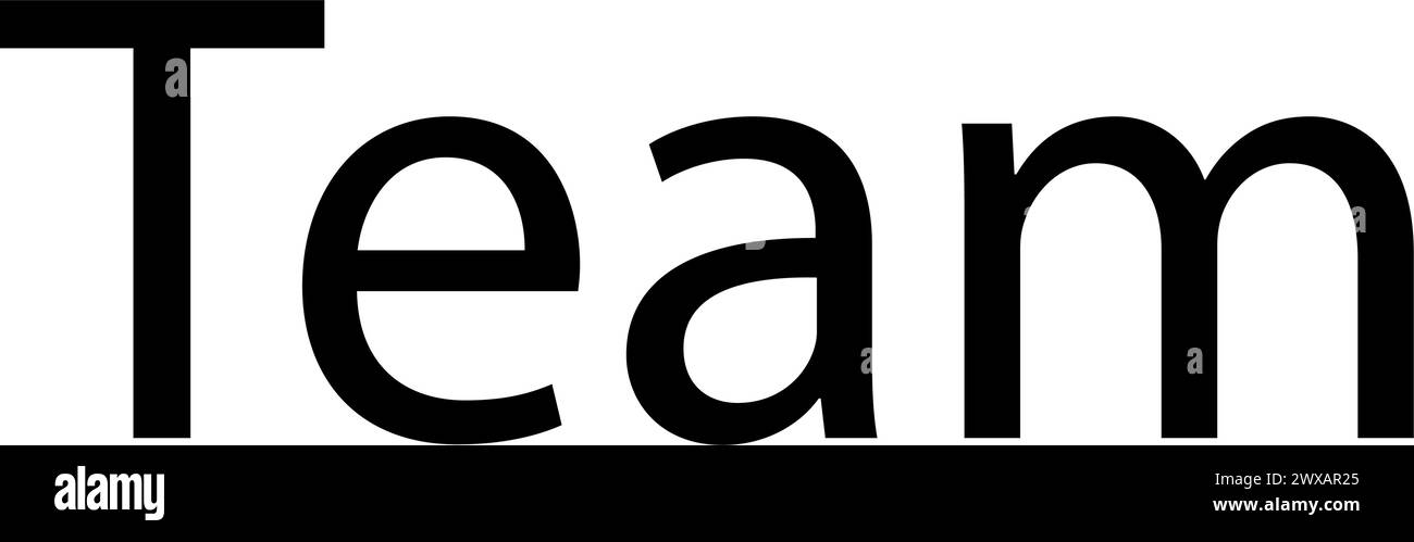 Team as Word Stock Vector Image & Art - Alamy