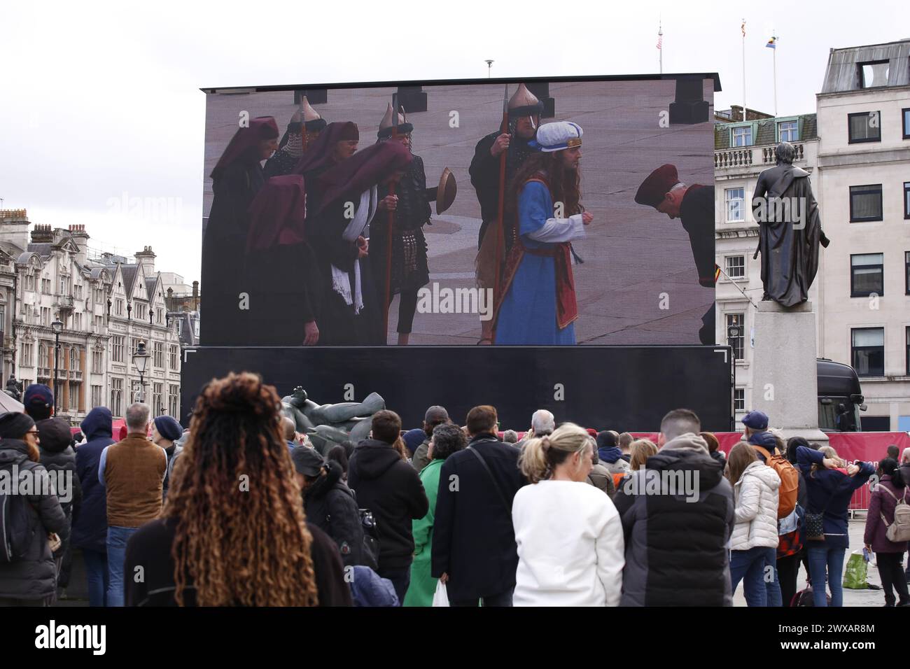 The passion of Jesus, a theatrical event portraying the last days of ...