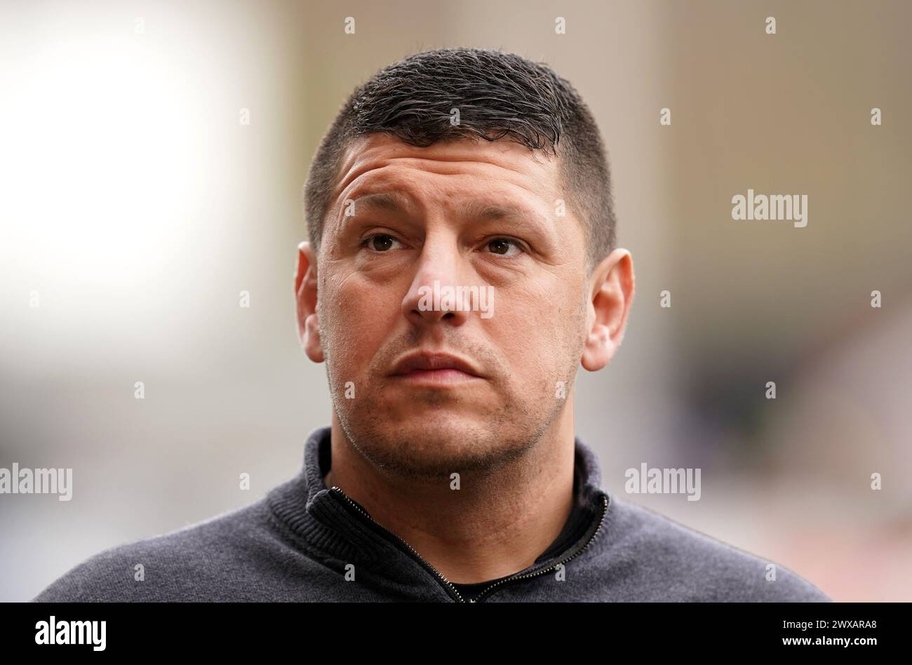 Wigan Warriors head coach Matt Peet before the Betfred Super League ...
