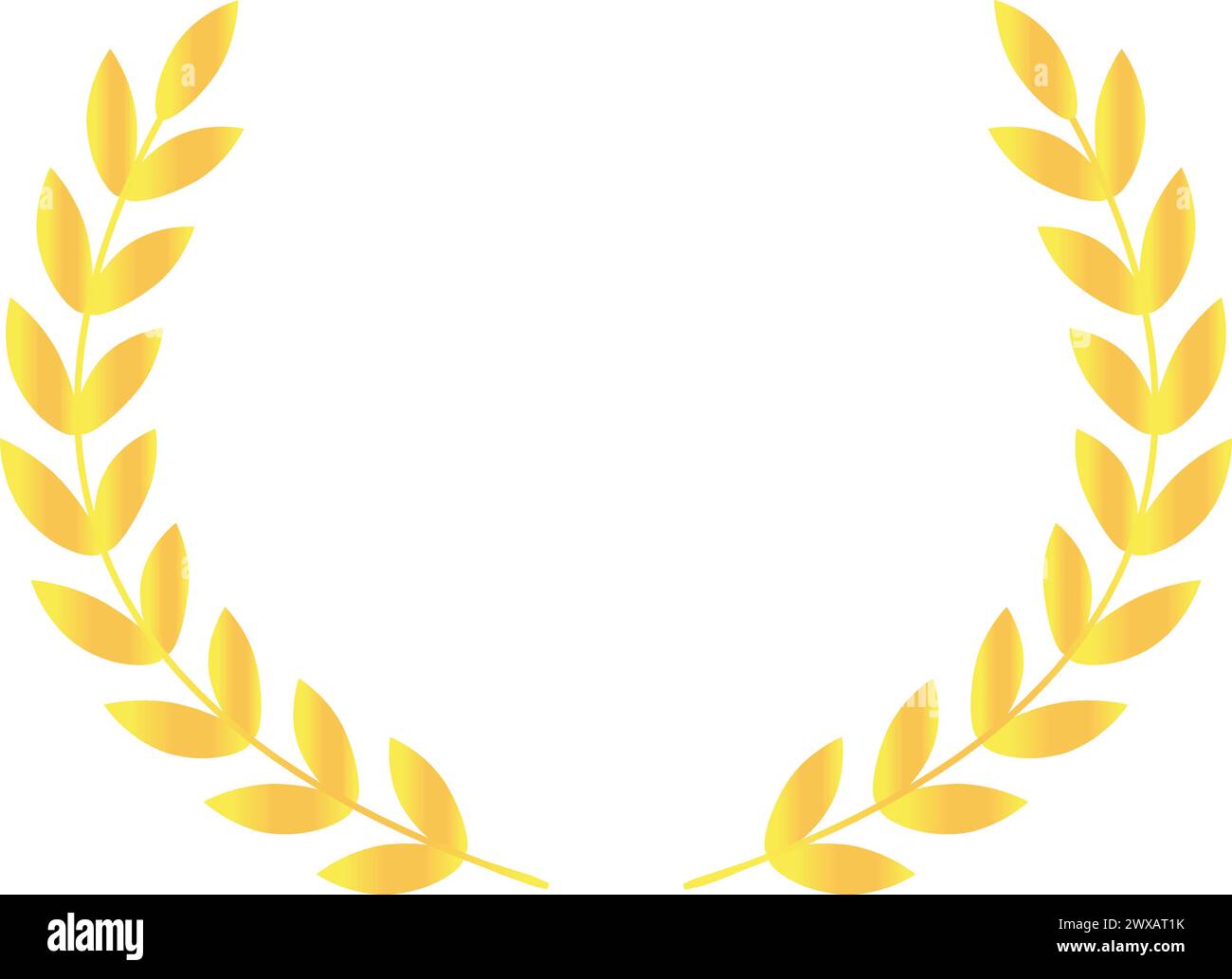 Golden laurel leaf crown hi-res stock photography and images - Alamy