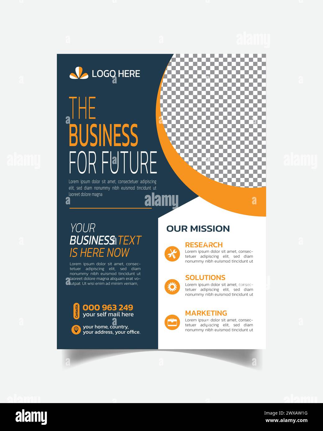 Wonderful Tidy Agency Flyer and Creative Modern Business Leaflet Design Stock Vector Image & Art ...