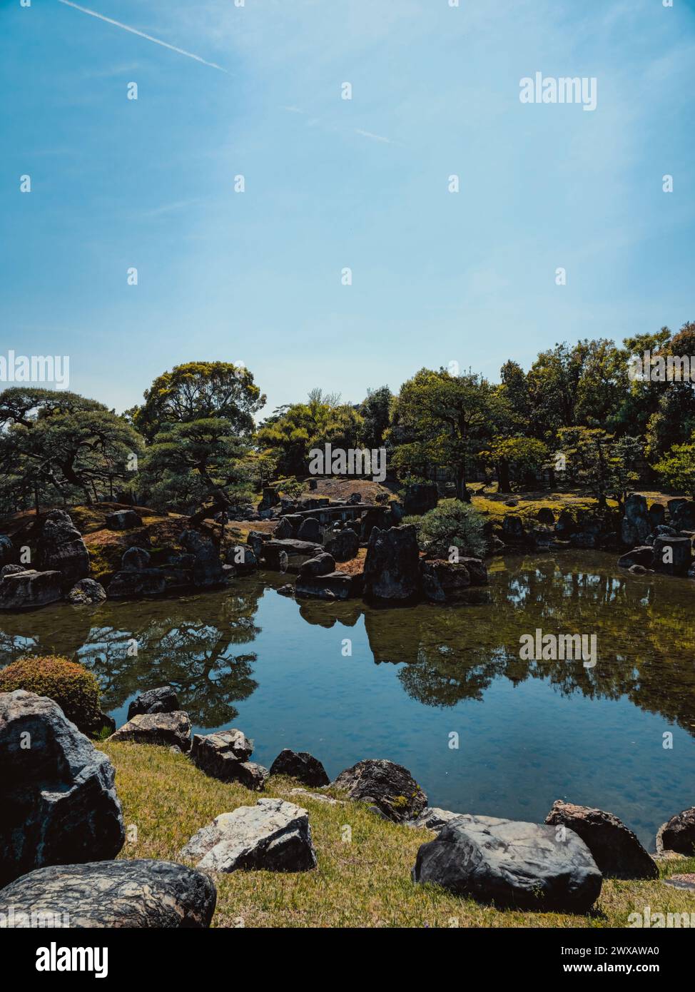 The Lake In Japan During The Sunny Season Stock Photo - Alamy