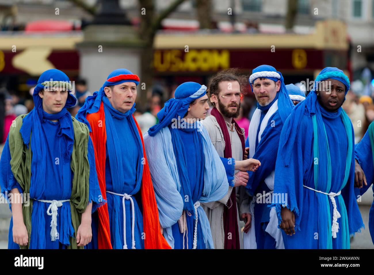 Actor plays jesus christ crucified hi-res stock photography and images ...
