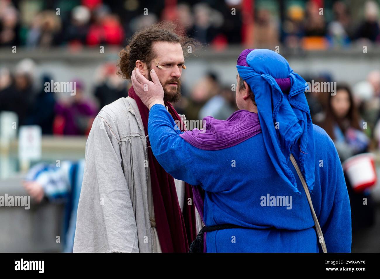 London, UK. 29 March 2024. Secondary school teacher and trained actor ...