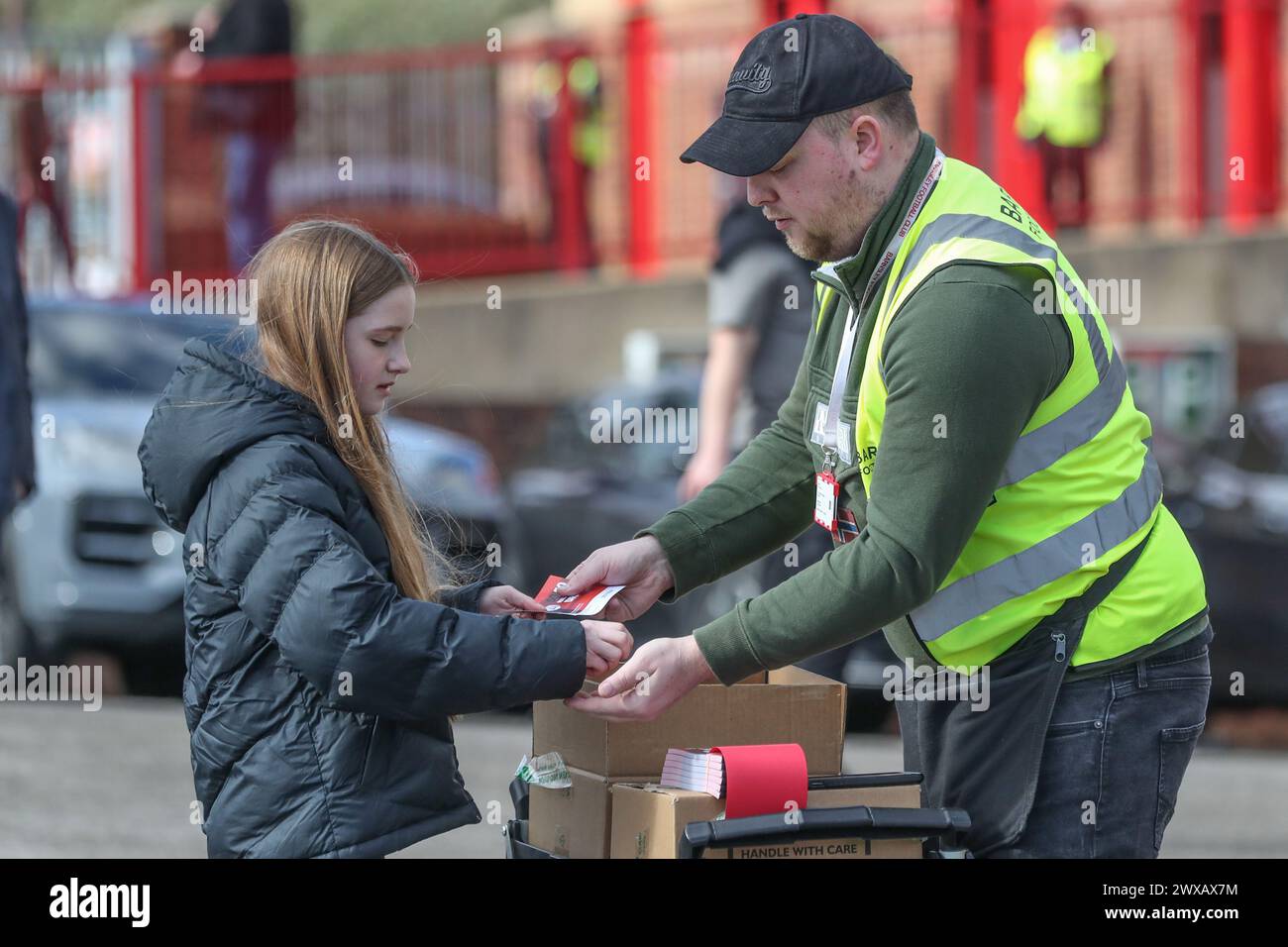 Barnsley fans arrive at Oakwell during the Sky Bet League 1 match ...