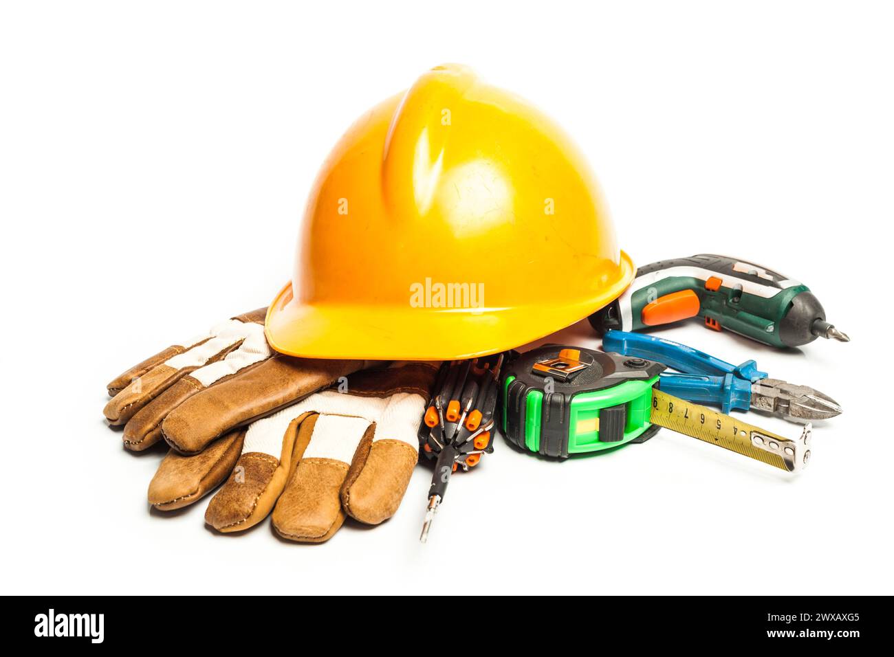 Set of architect tools Stock Photo - Alamy