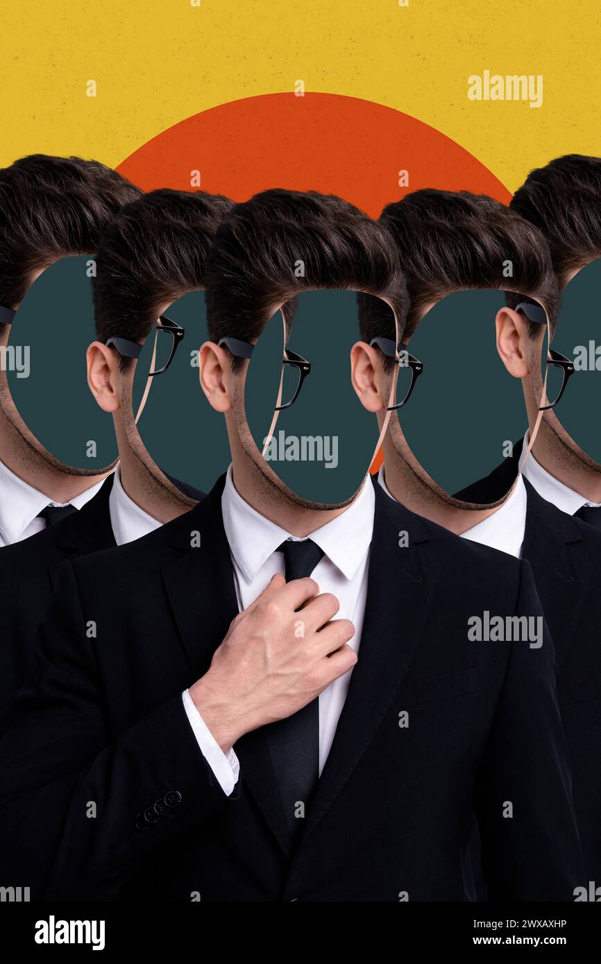 Composite trend artwork sketch image 3D photo collage of young fashion ...