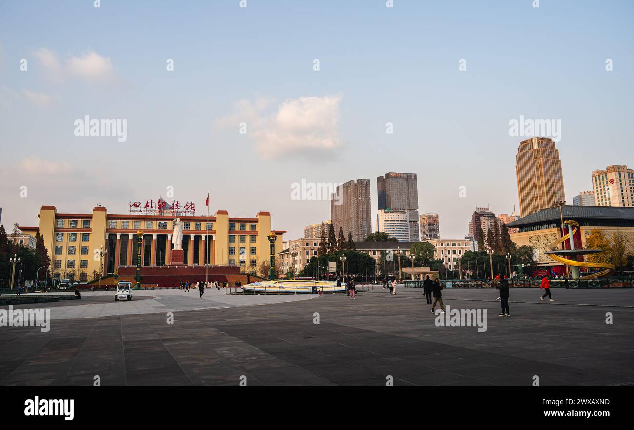 Chengdu Tianfu Square, China Stock Photo - Alamy