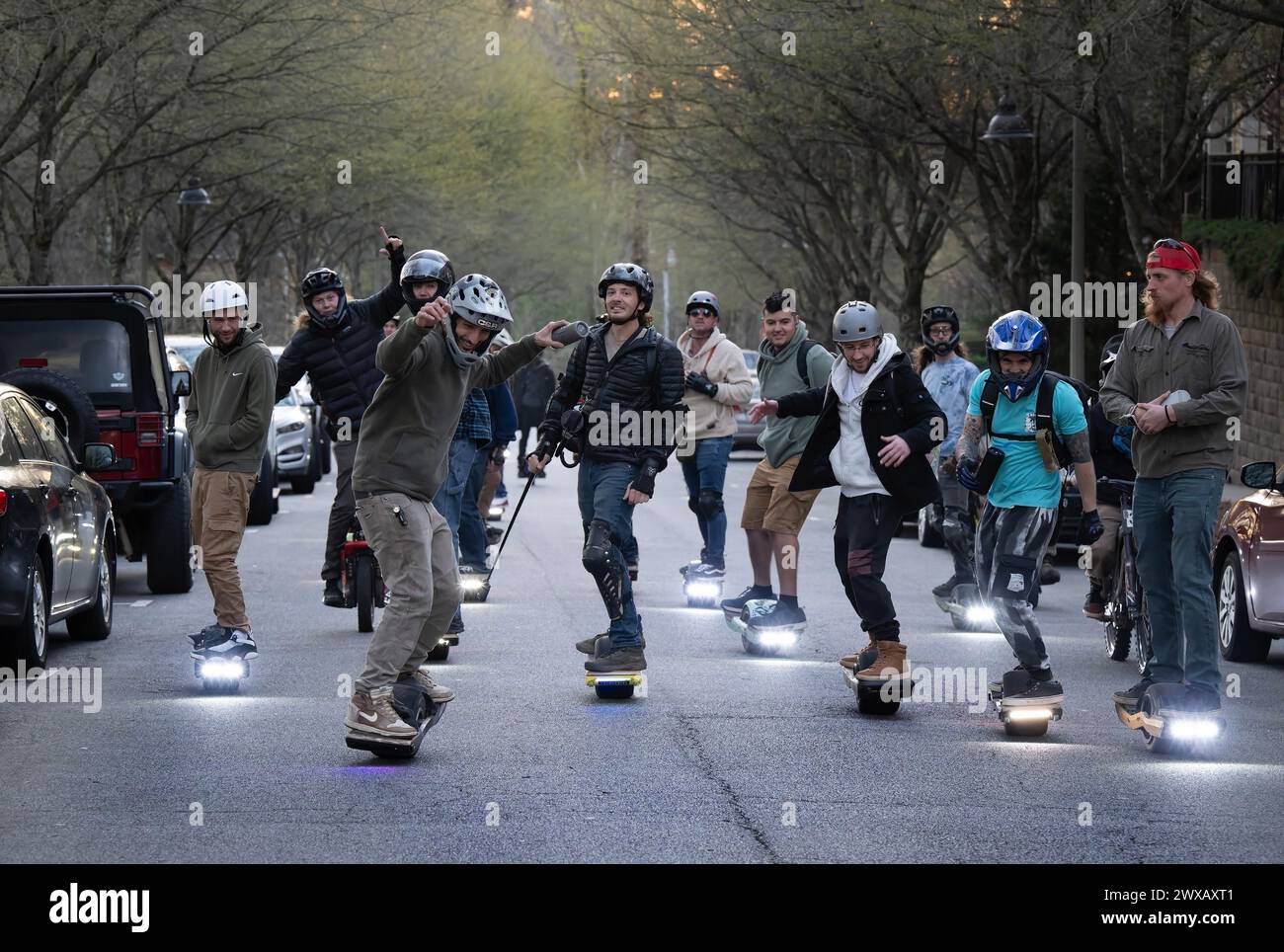 Woodstock, Georgia, USA. 28th Mar, 2024. Personal electric vehicle ...