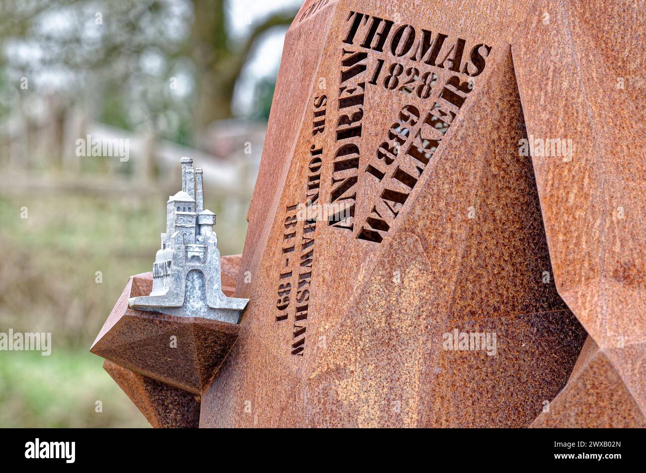Polygonal Sculpture, Gwent Levels by River Severn . Gwent, Wales , UK ...
