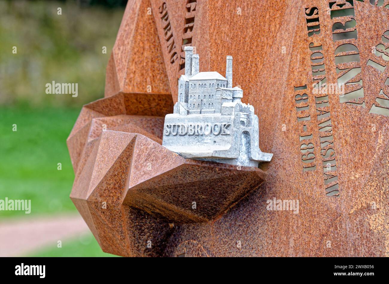 Polygonal Sculpture, Gwent Levels by River Severn . Gwent, Wales , UK ...