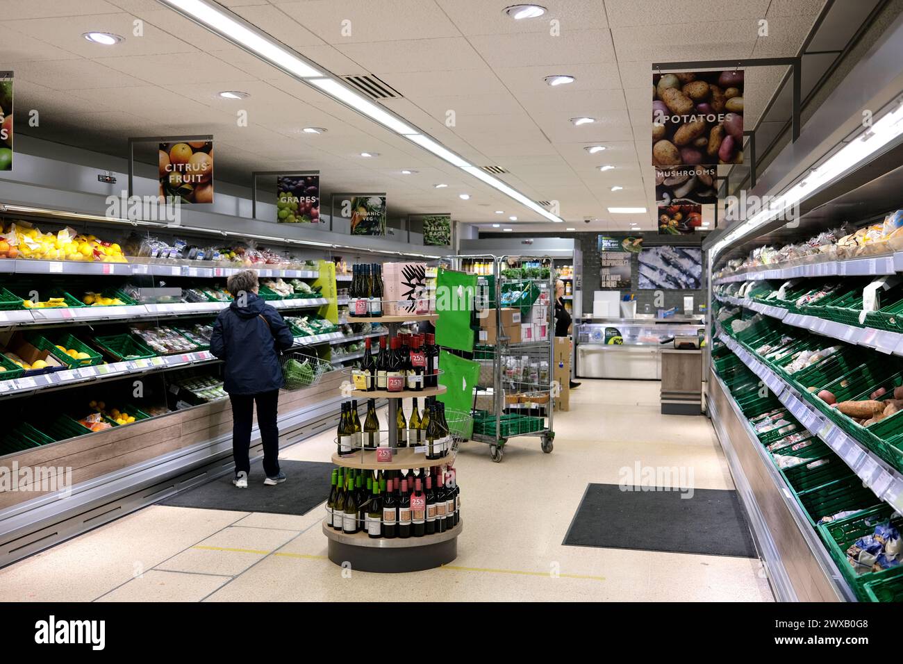 waitrose supermarket branch,interior,ramsgate town,east kent,uk march ...