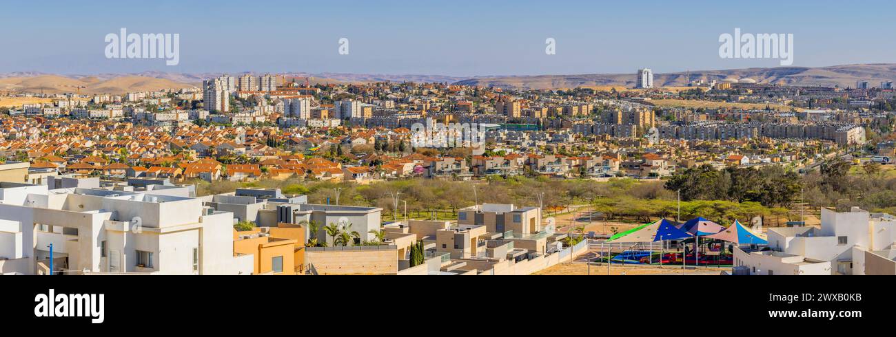Dimona the Israeli city in the Negev desert, Skyline, Panoramic View ...