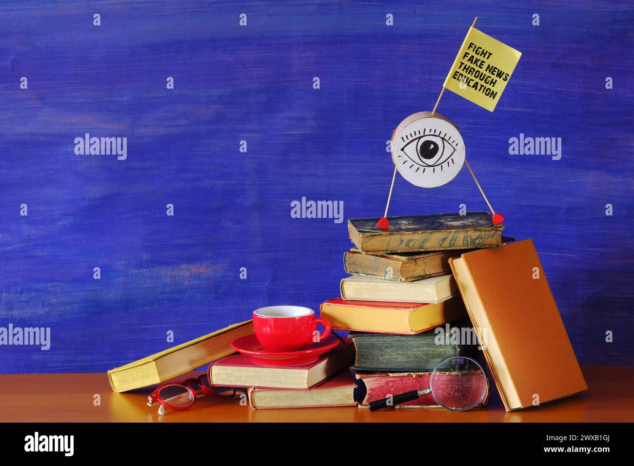 Fight against fake news concept,sign with slogan fight fake news and ...