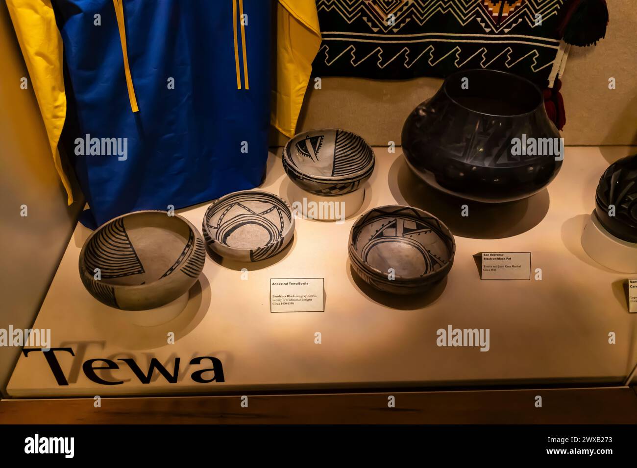 Exhibit of household items of cultural significance in the lives of ...