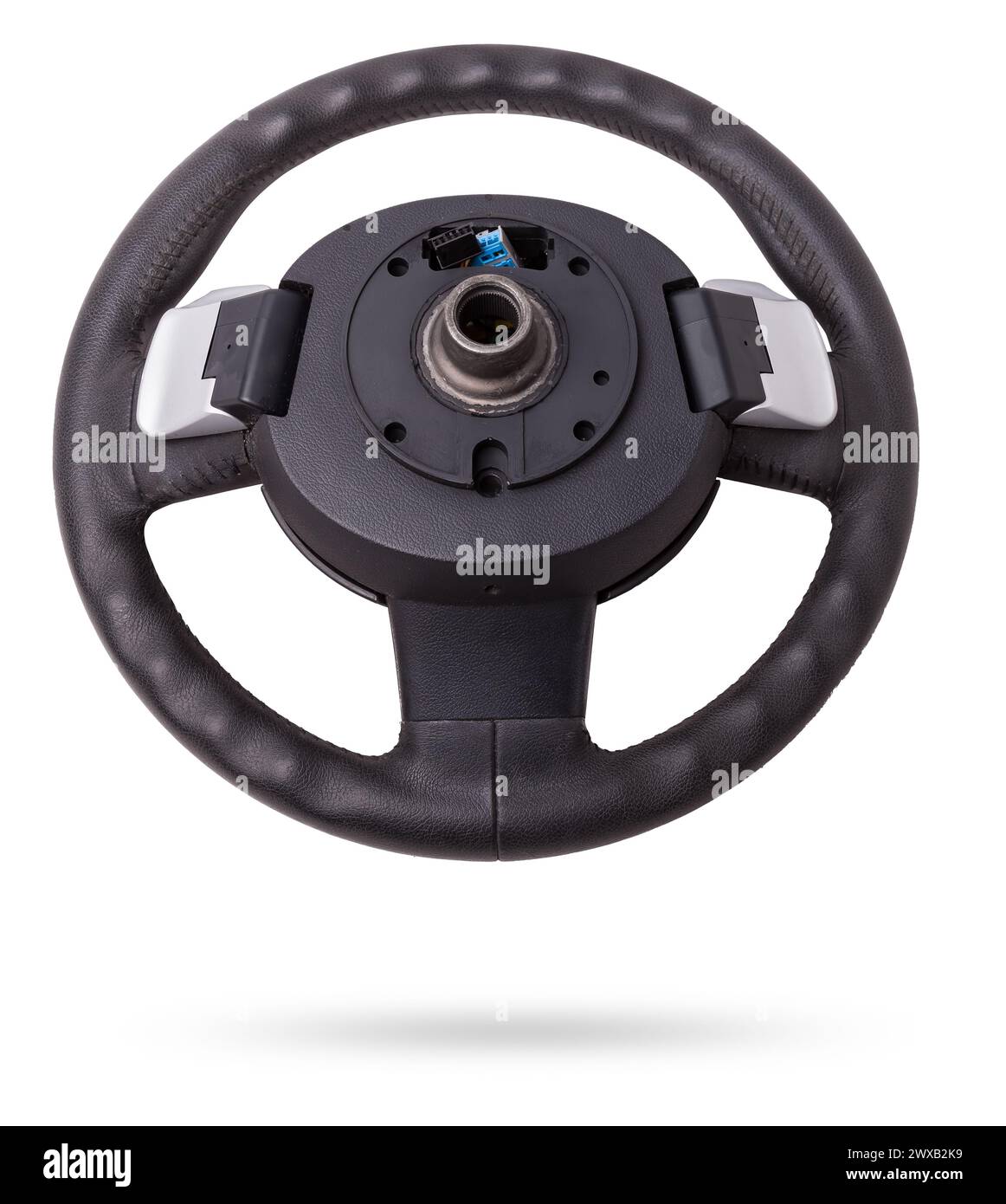 Steering wheel for car and truck isolated on white background ...