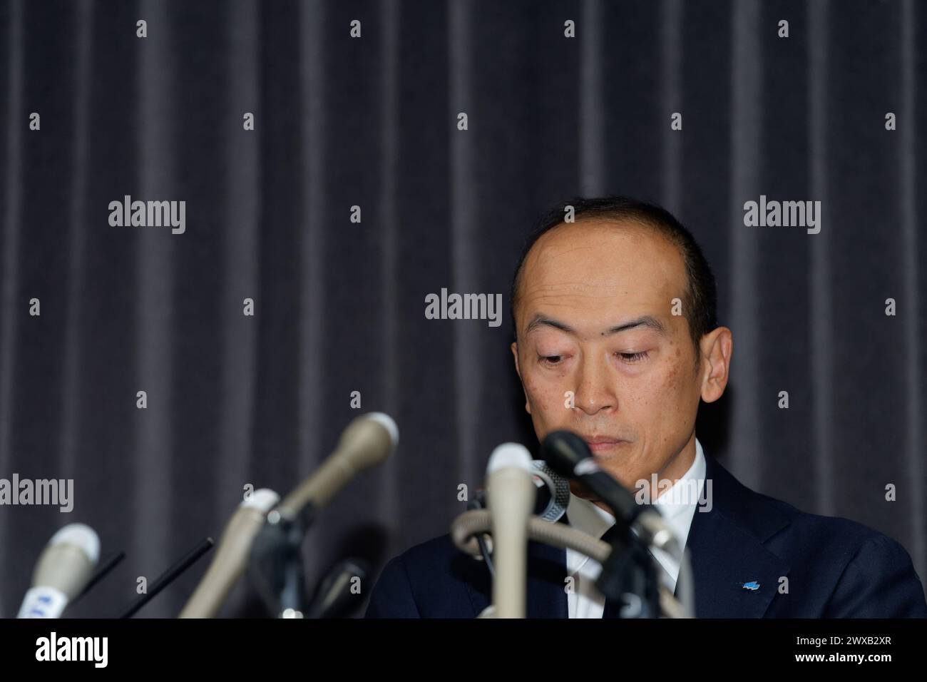 Osaka, Japan. 29th Mar, 2024. President of Kobayashi Pharmaceutical ...
