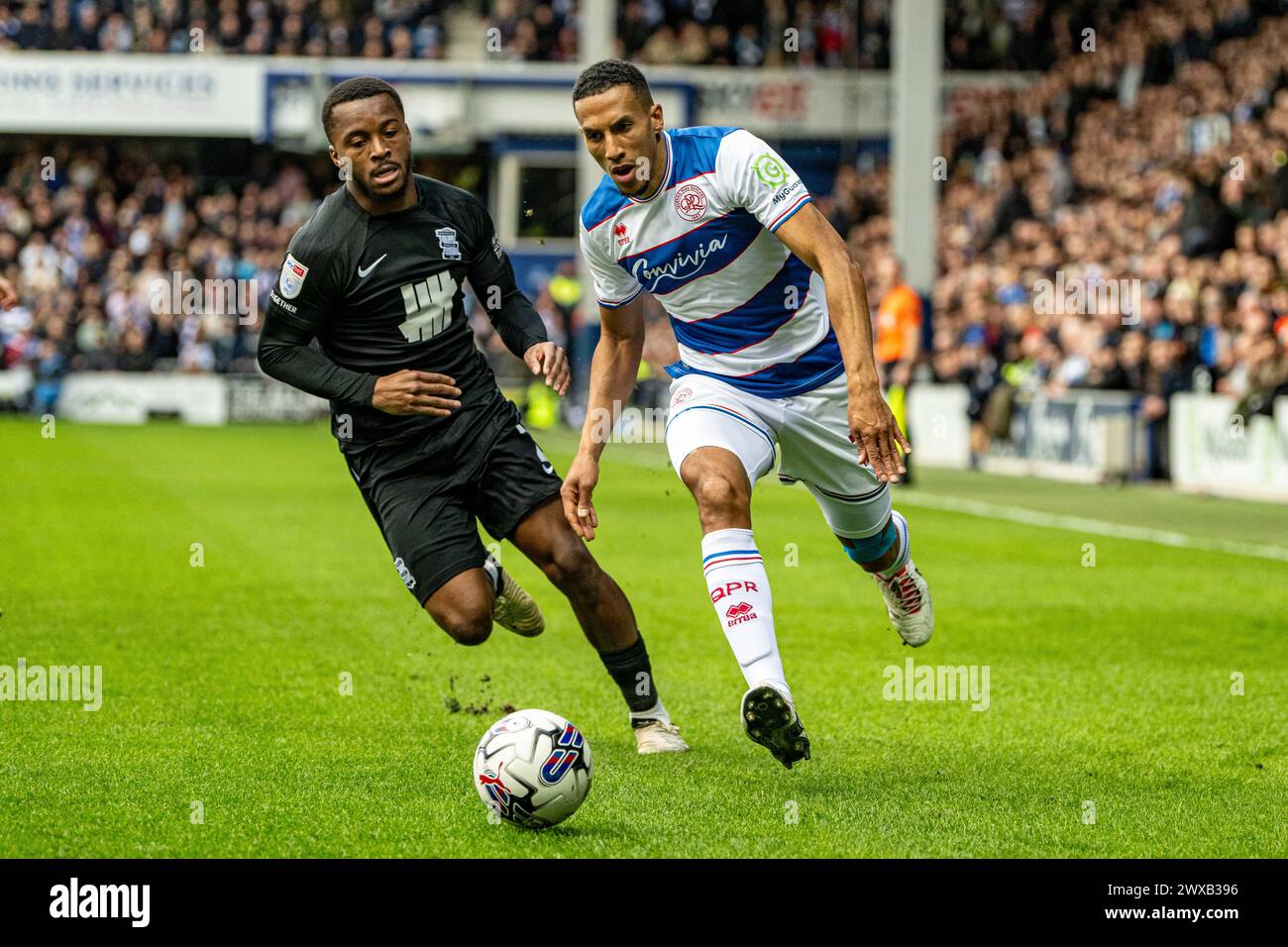 London, UK. 29th March 2024; Loftus Road Stadium, Shepherds Bush, West ...