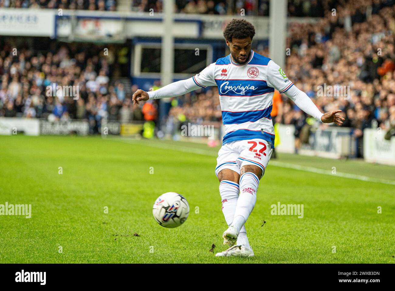 London, UK. l29th March 2024; Loftus Road Stadium, Shepherds Bush, West ...