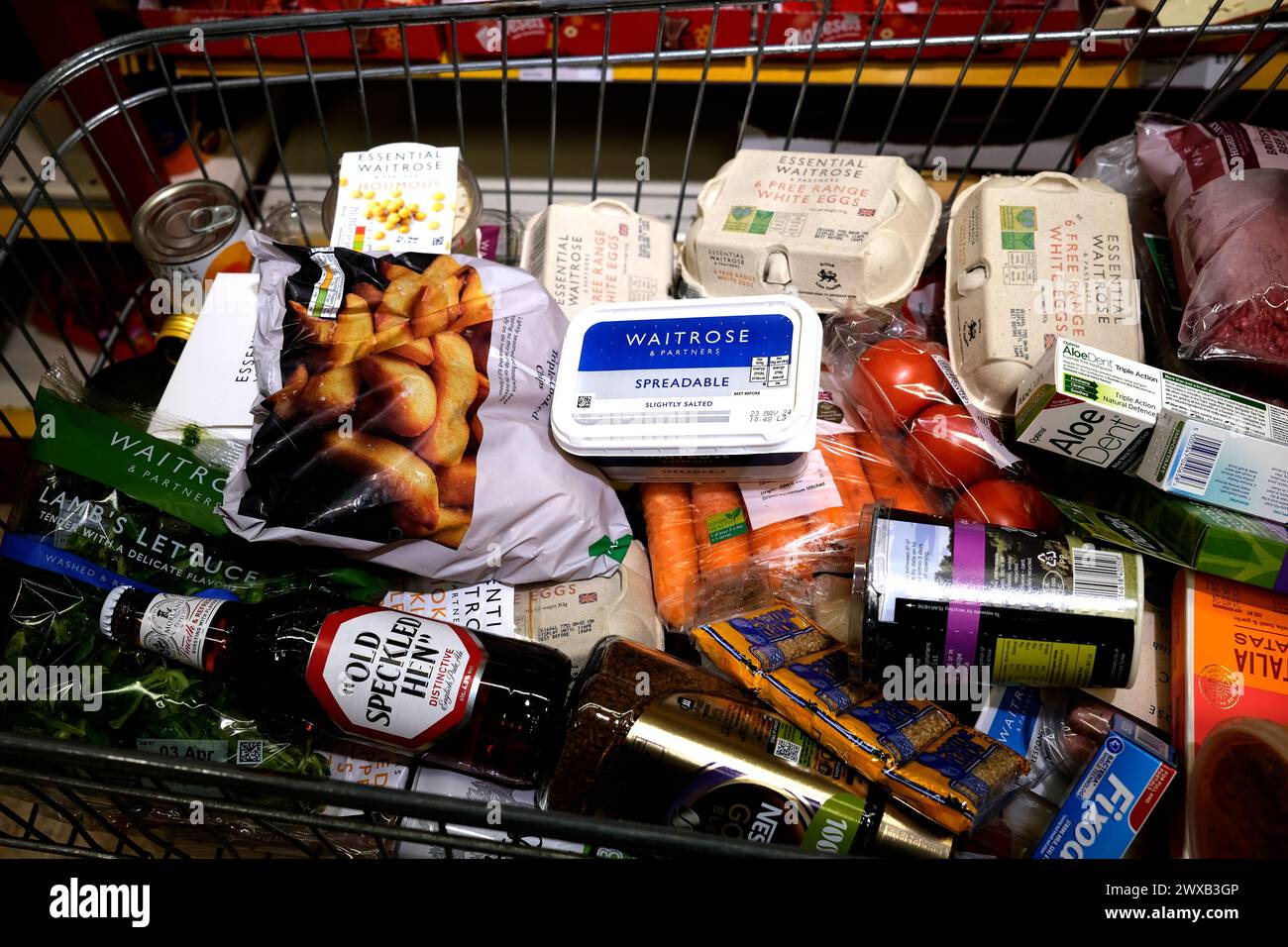 waitrose supermarket branch,interior,ramsgate town,east kent,uk march ...