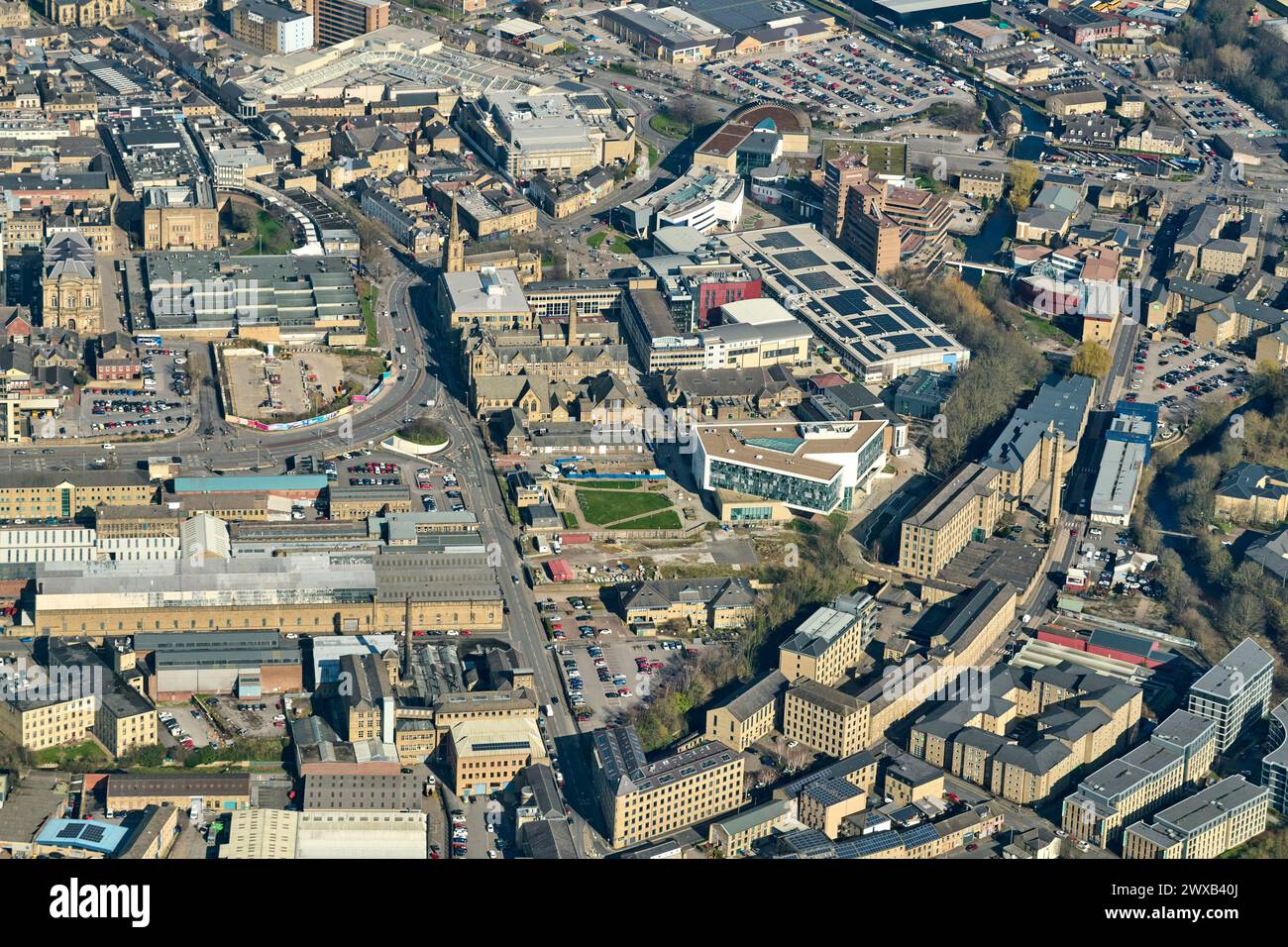 Industrial complex aerial view hi-res stock photography and images - Alamy