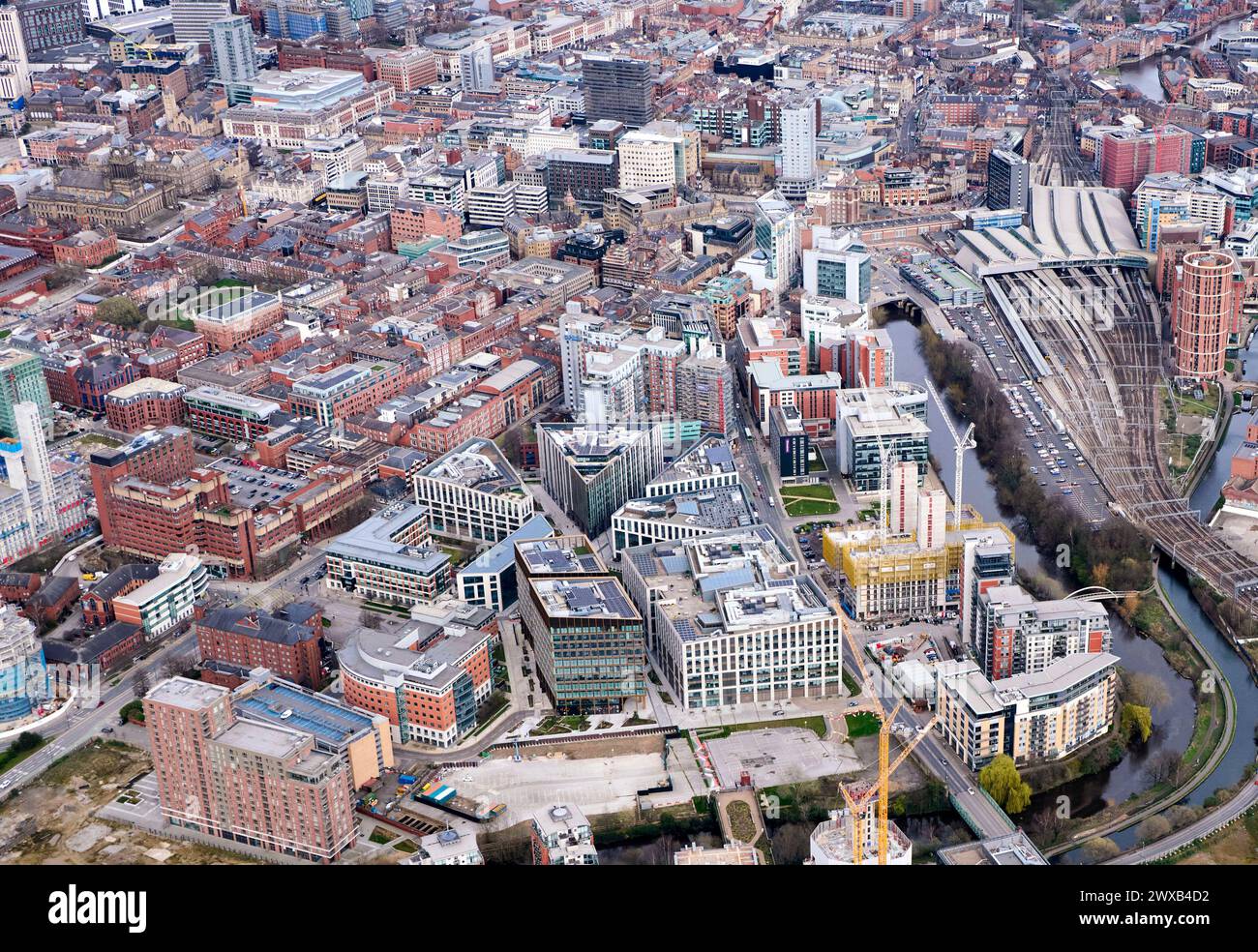 Leeds city centre developments hi-res stock photography and images - Alamy