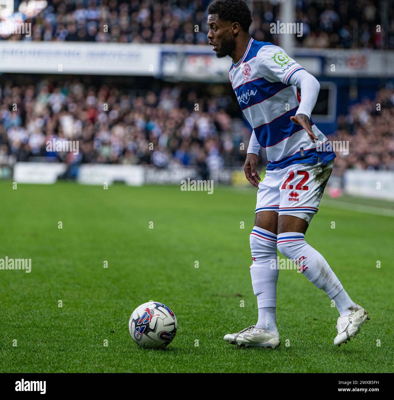 London, UK. 29th March 2024; Loftus Road Stadium, Shepherds Bush, West ...