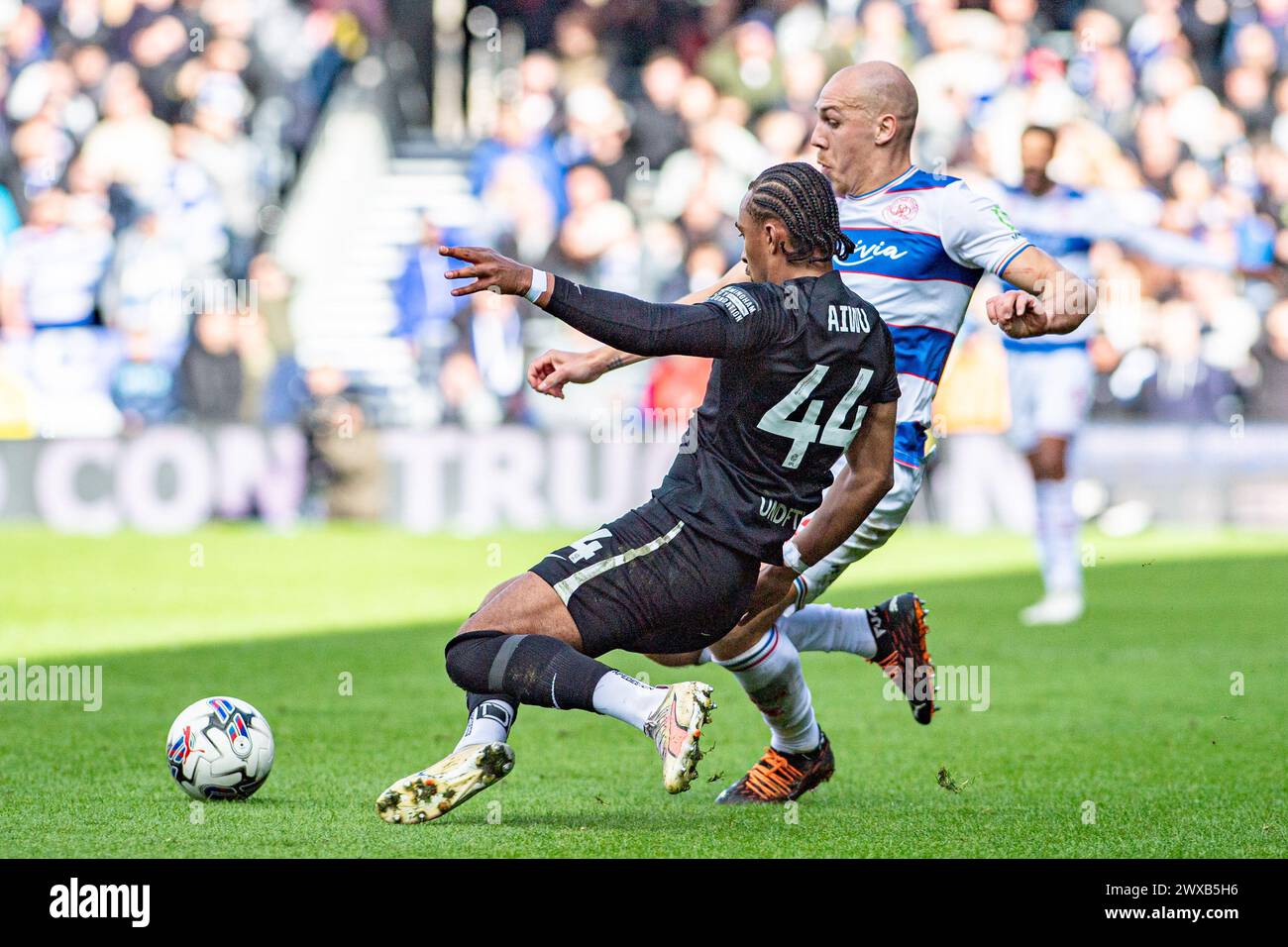 London, UK. 29th March 2024; Loftus Road Stadium, Shepherds Bush, West ...