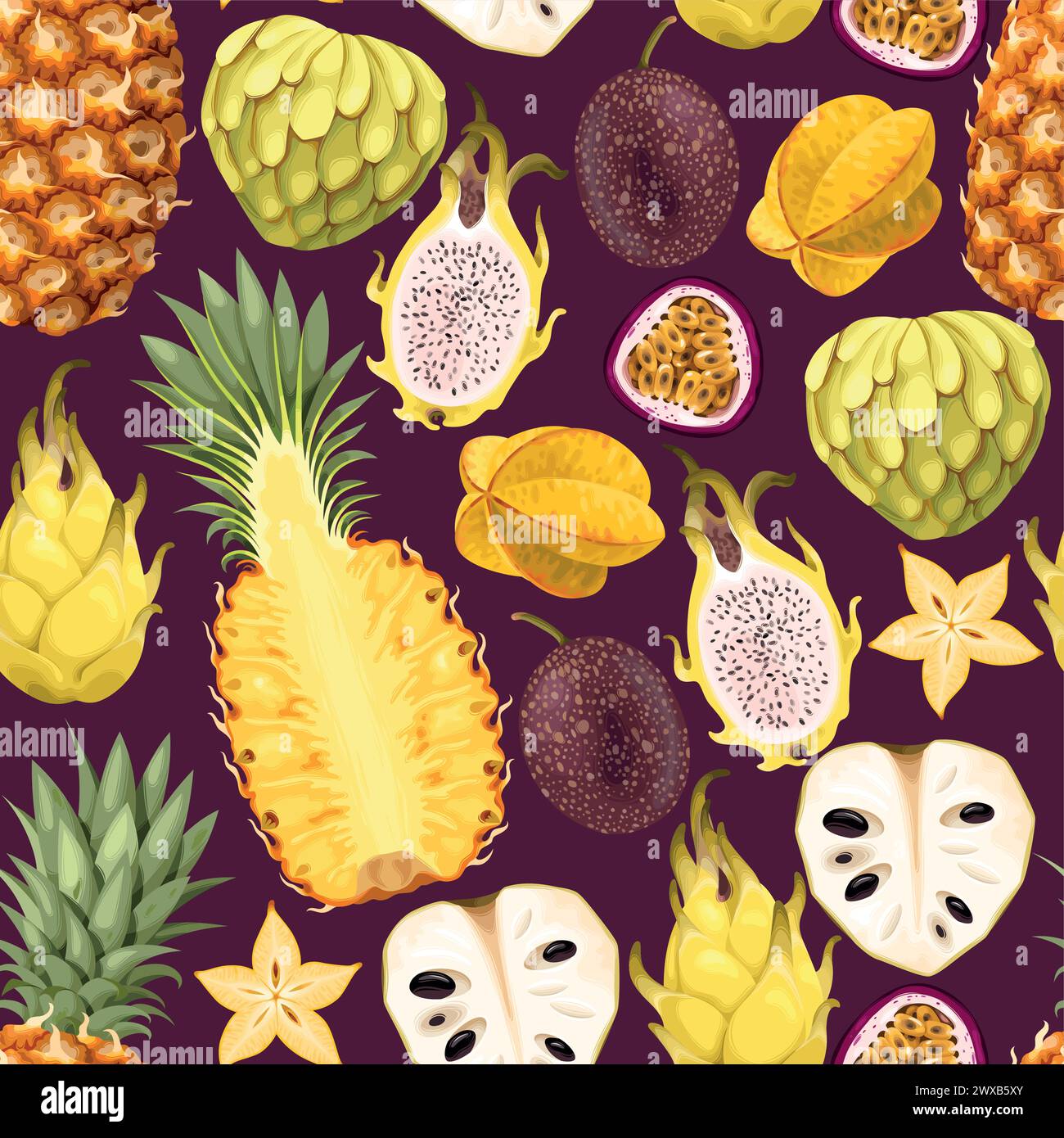 Friut Stock Vector Images - Alamy