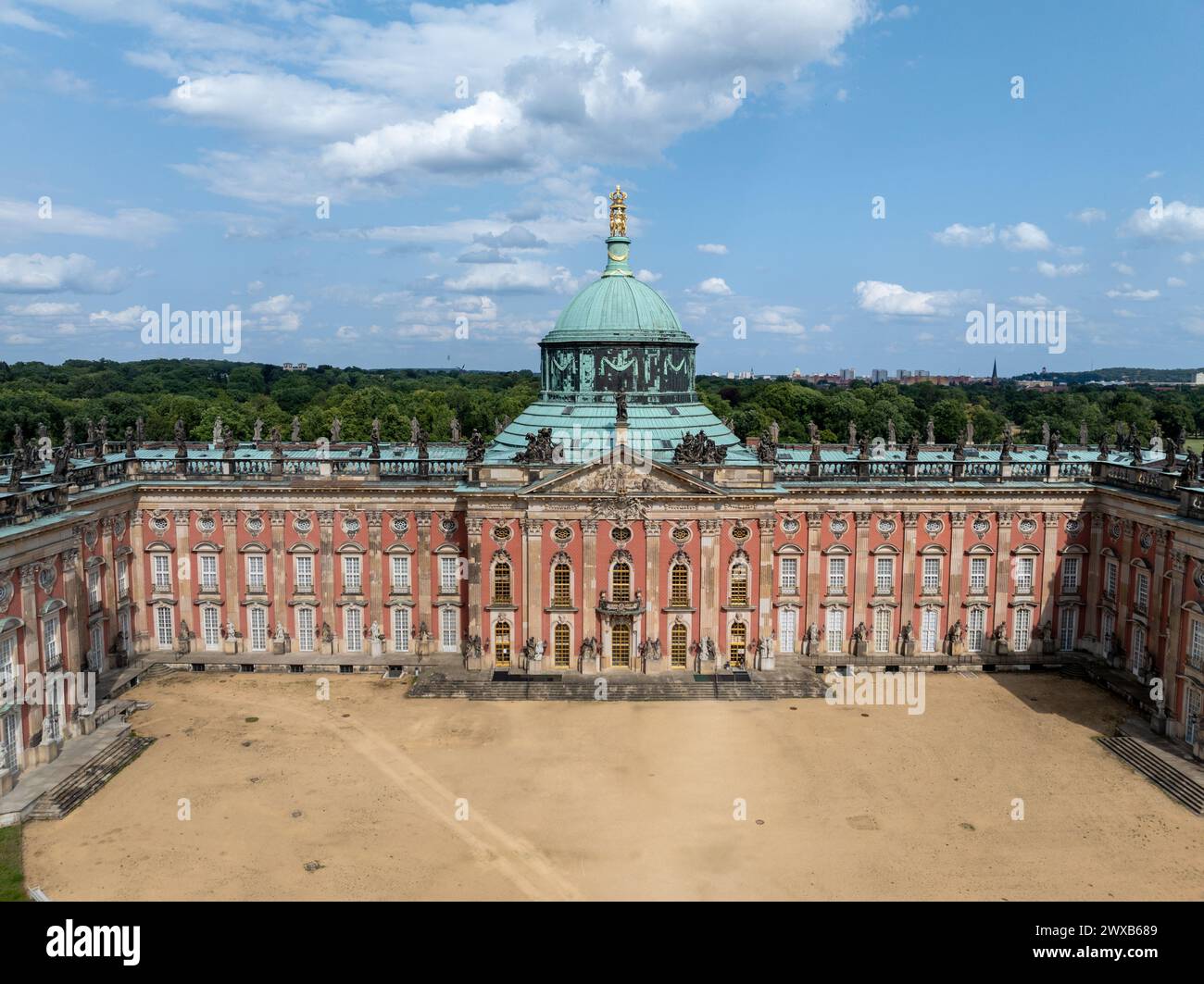 New Palace of Sanssouci Palace, the former summer palace of Frederick ...
