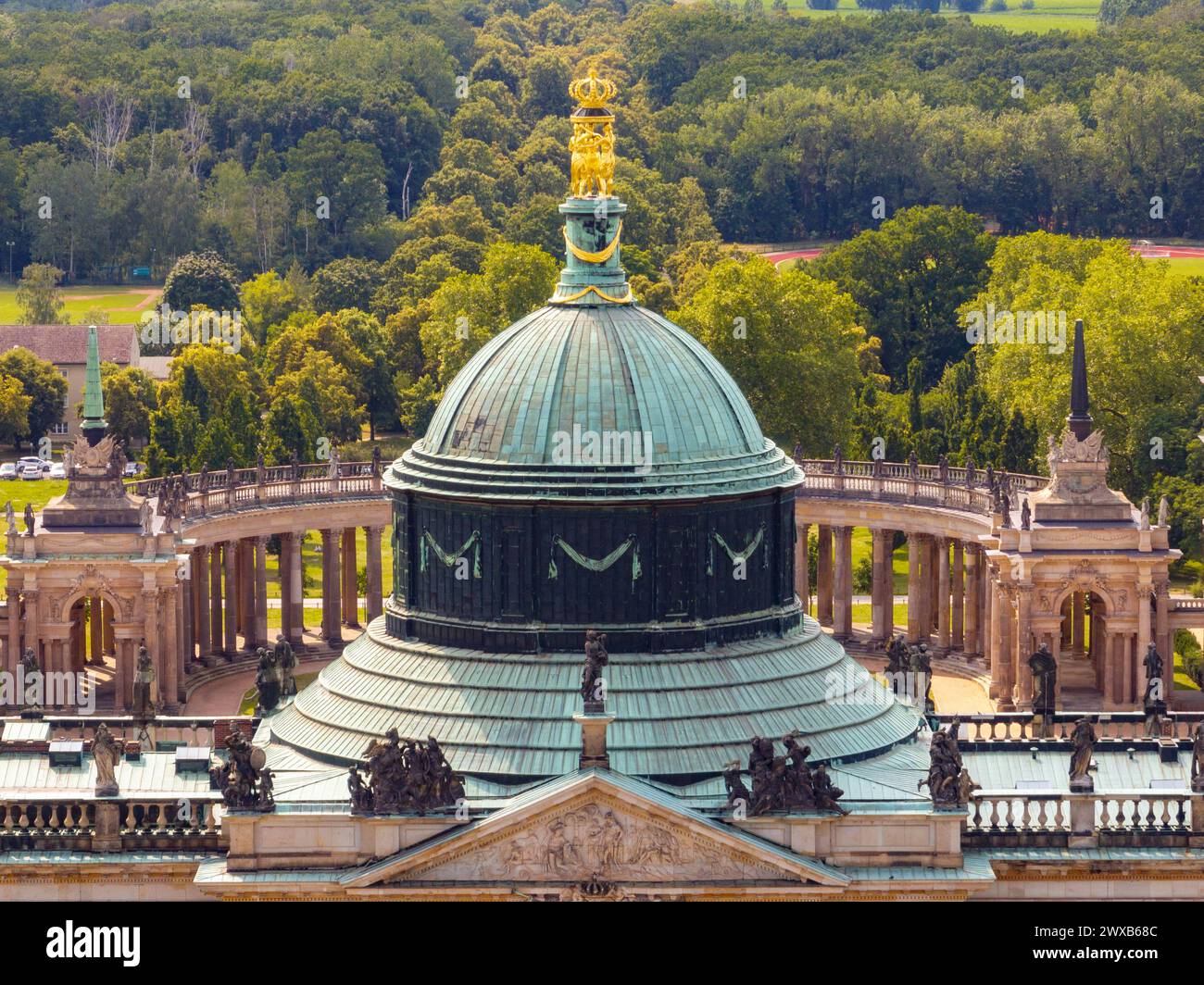 New Palace of Sanssouci Palace, the former summer palace of Frederick ...