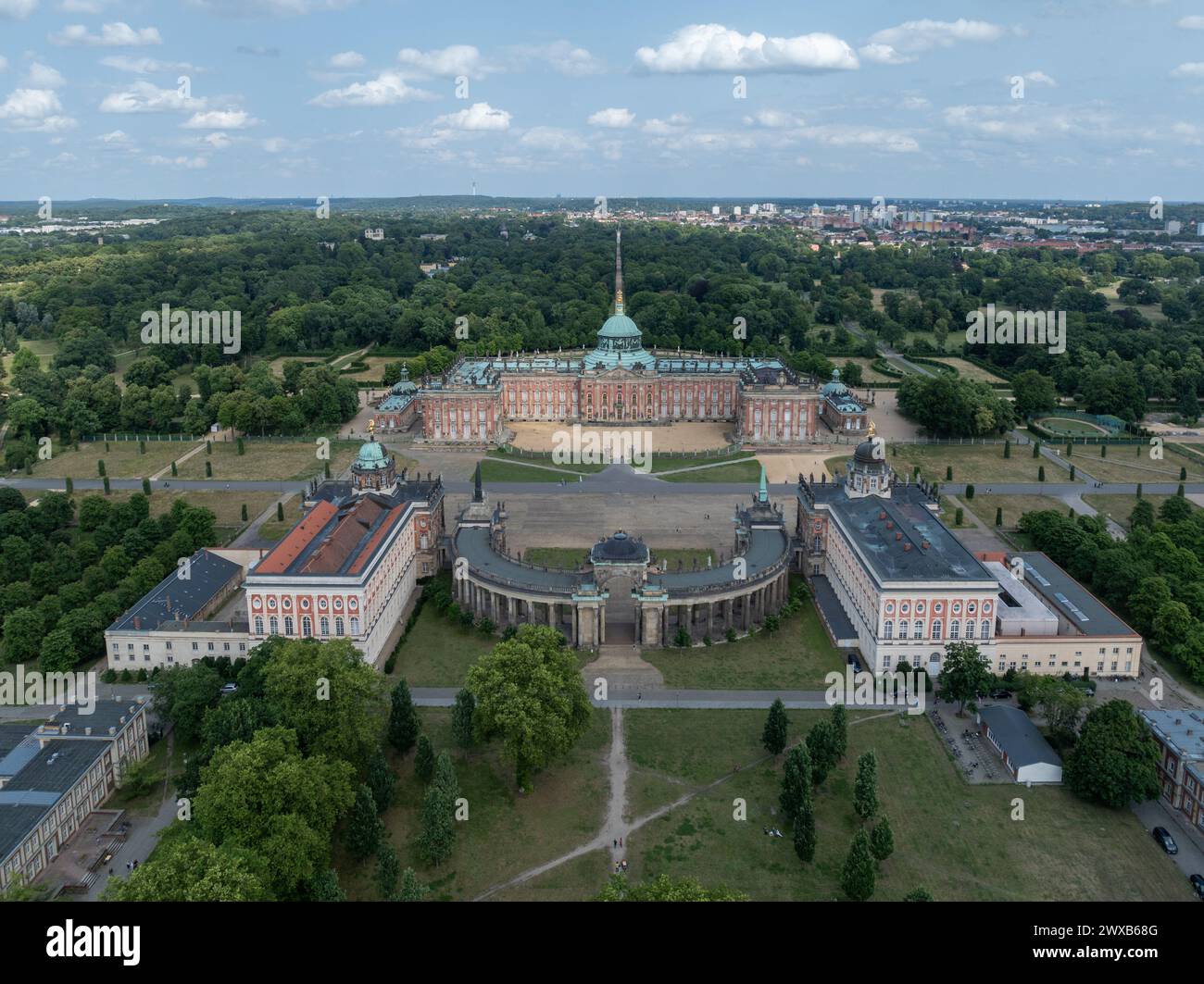 New Palace of Sanssouci Palace, the former summer palace of Frederick ...