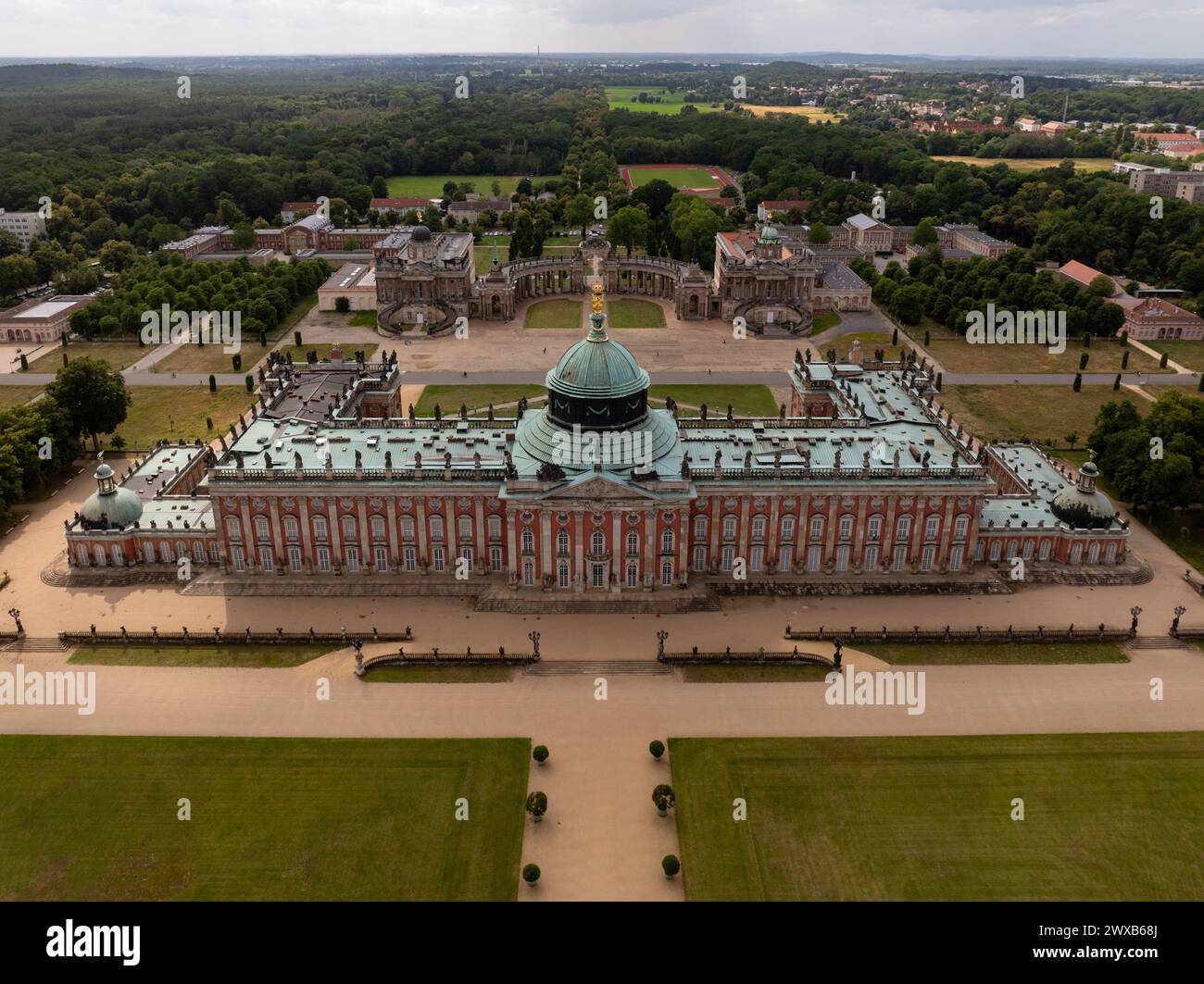 New Palace of Sanssouci Palace, the former summer palace of Frederick ...