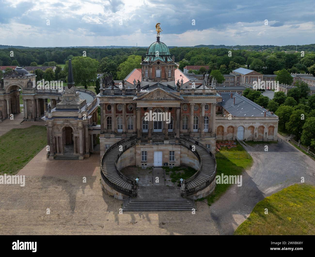 New Palace of Sanssouci Palace, the former summer palace of Frederick ...