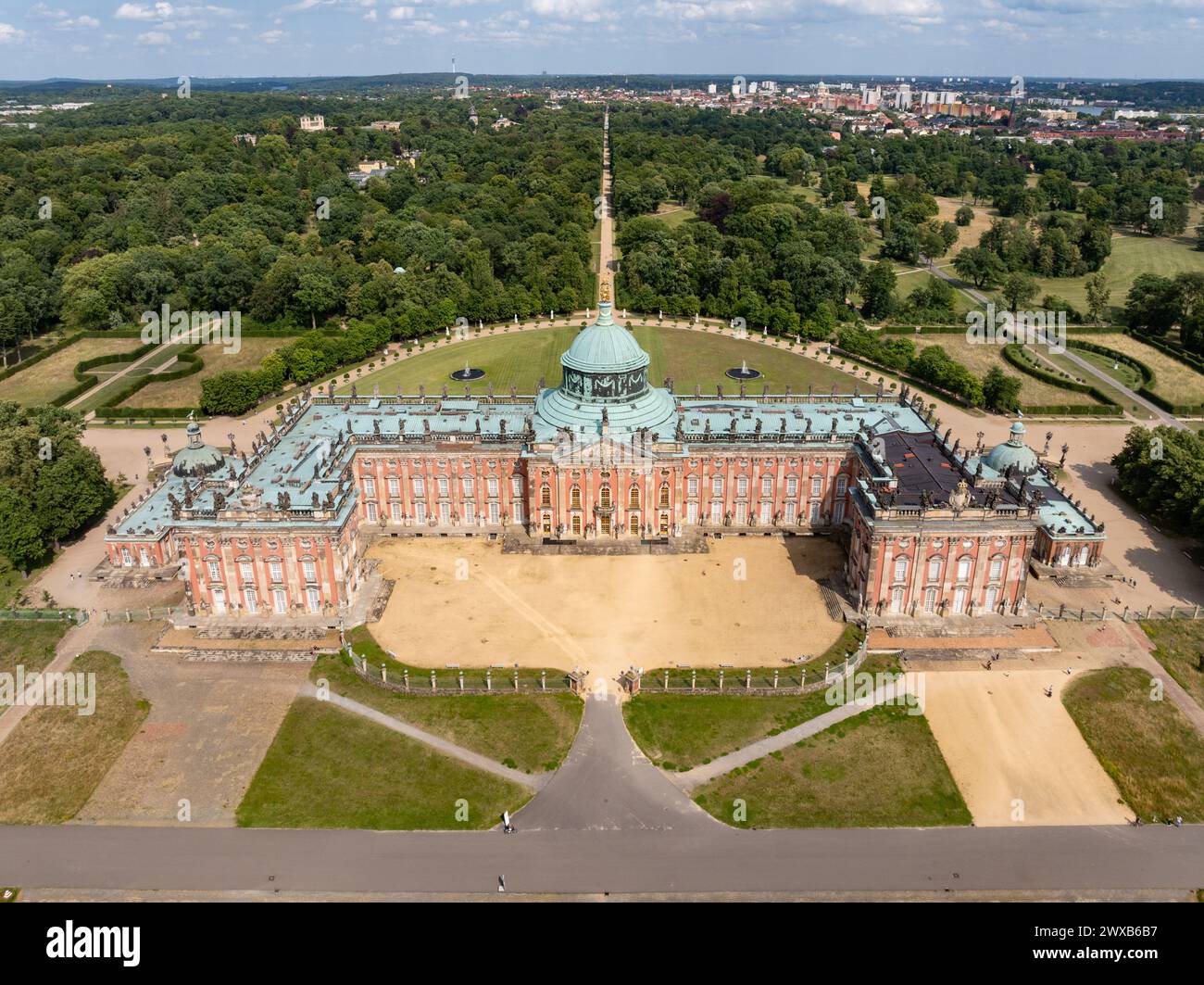 New Palace of Sanssouci Palace, the former summer palace of Frederick ...