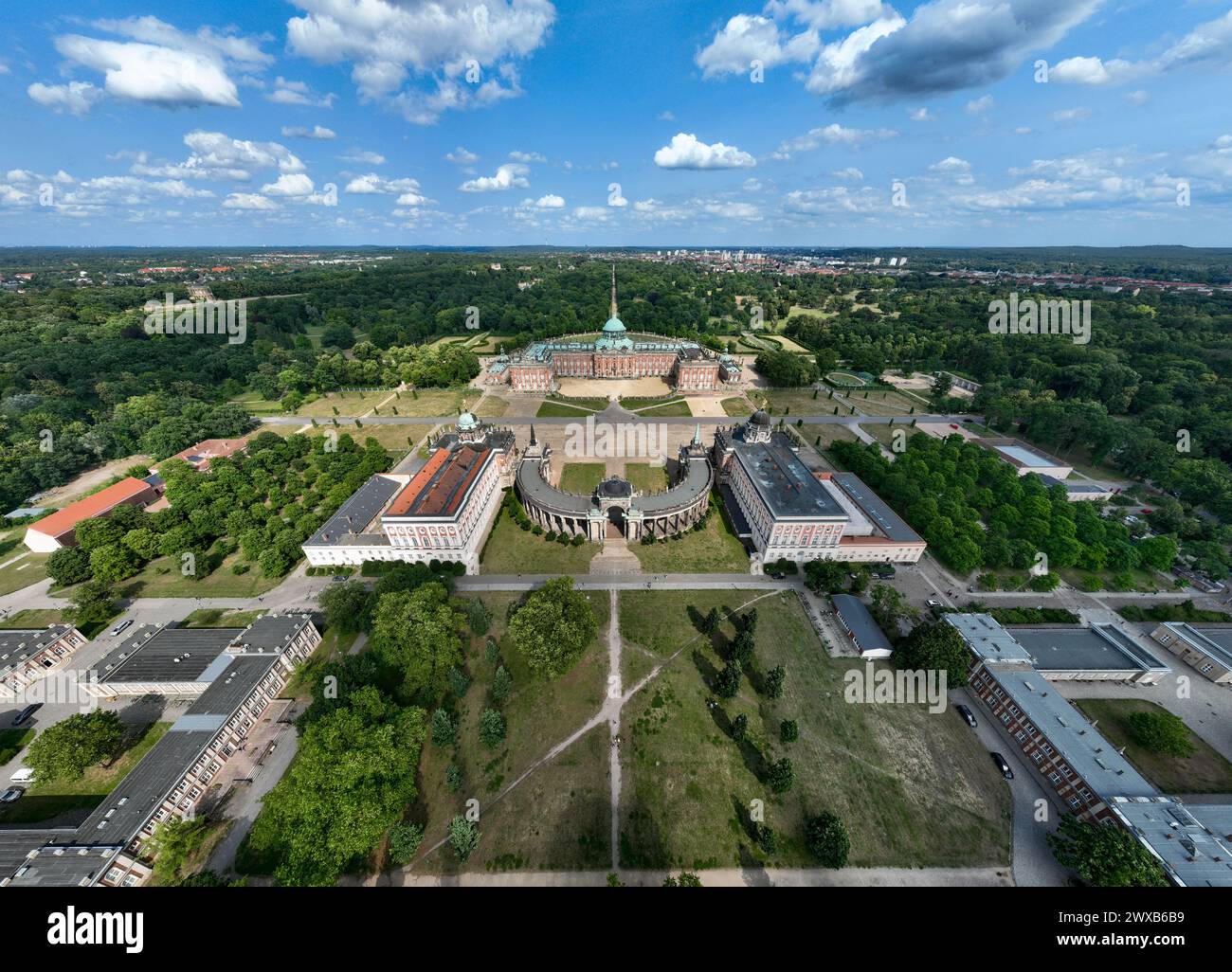New Palace of Sanssouci Palace, the former summer palace of Frederick ...
