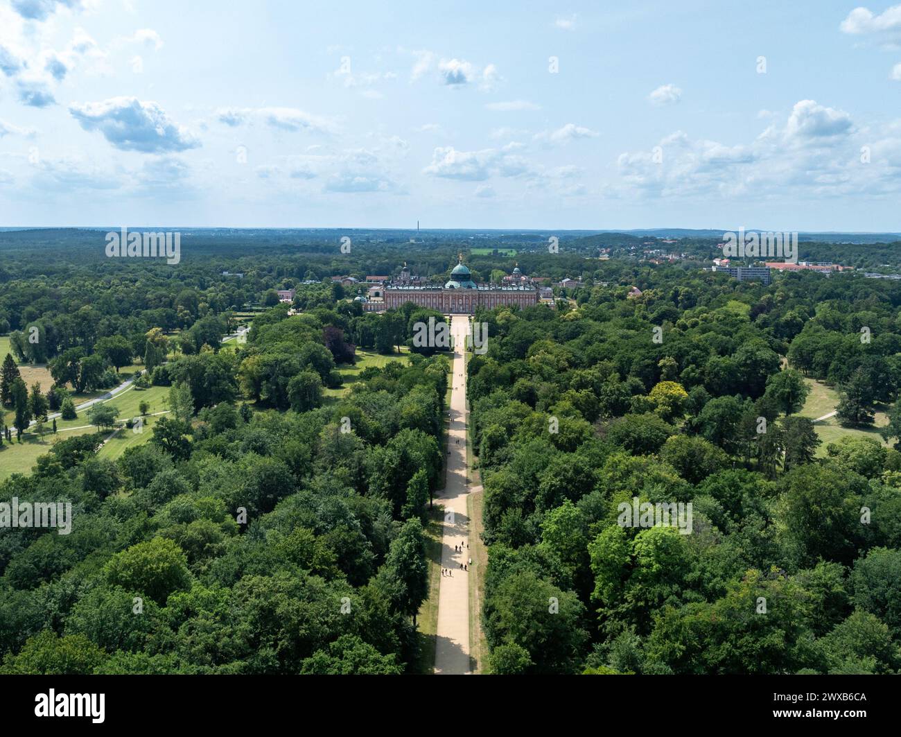 New Palace of Sanssouci Palace, the former summer palace of Frederick ...